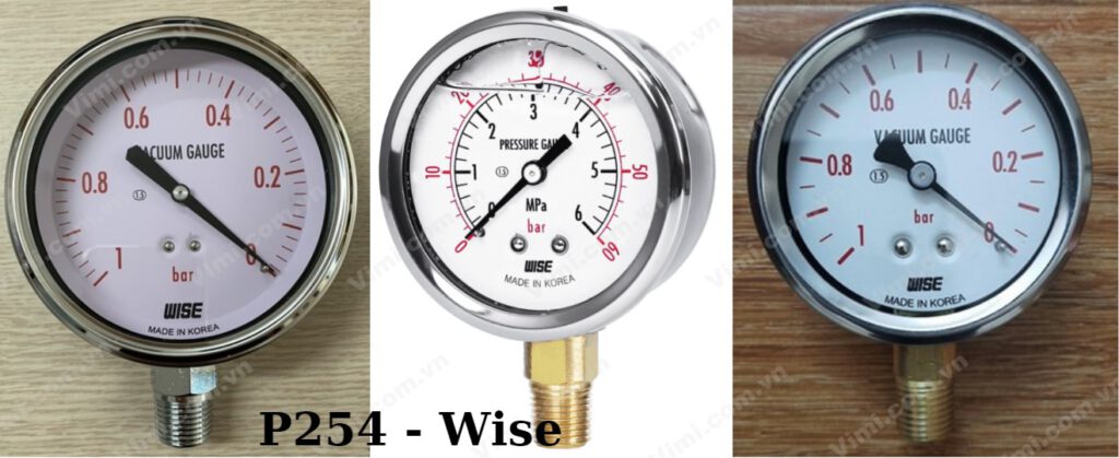 Đồng hồ đo áp suất Wise P254 | Giá rẻ #1 Việt Nam