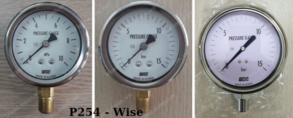 Đồng hồ đo áp suất Wise P254 | Giá rẻ #1 Việt Nam