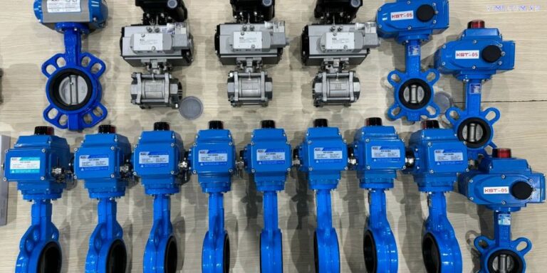Van bướm điện KST - 24VDC, 220VAC - Nhập khẩu Hàn Quốc