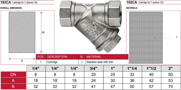 Itap 193 | NICKEL-PLATED Y STRAINER
