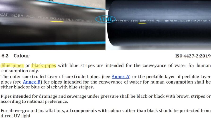 Tiêu chuẩn ISO 4427 về ống nhựa HDPE cấp nước